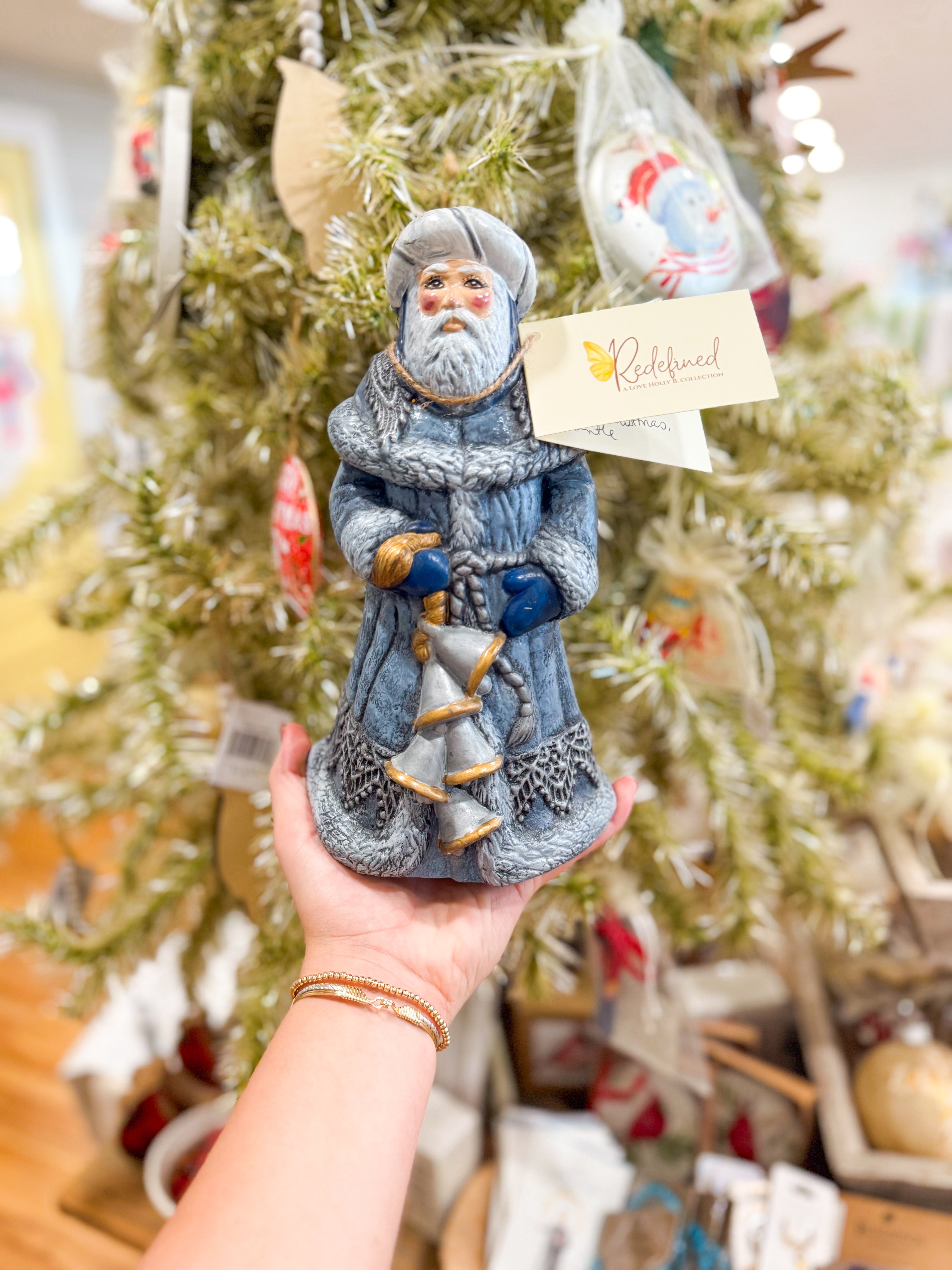 Winter Frost Santa Figurine – Holly's Hobbies
