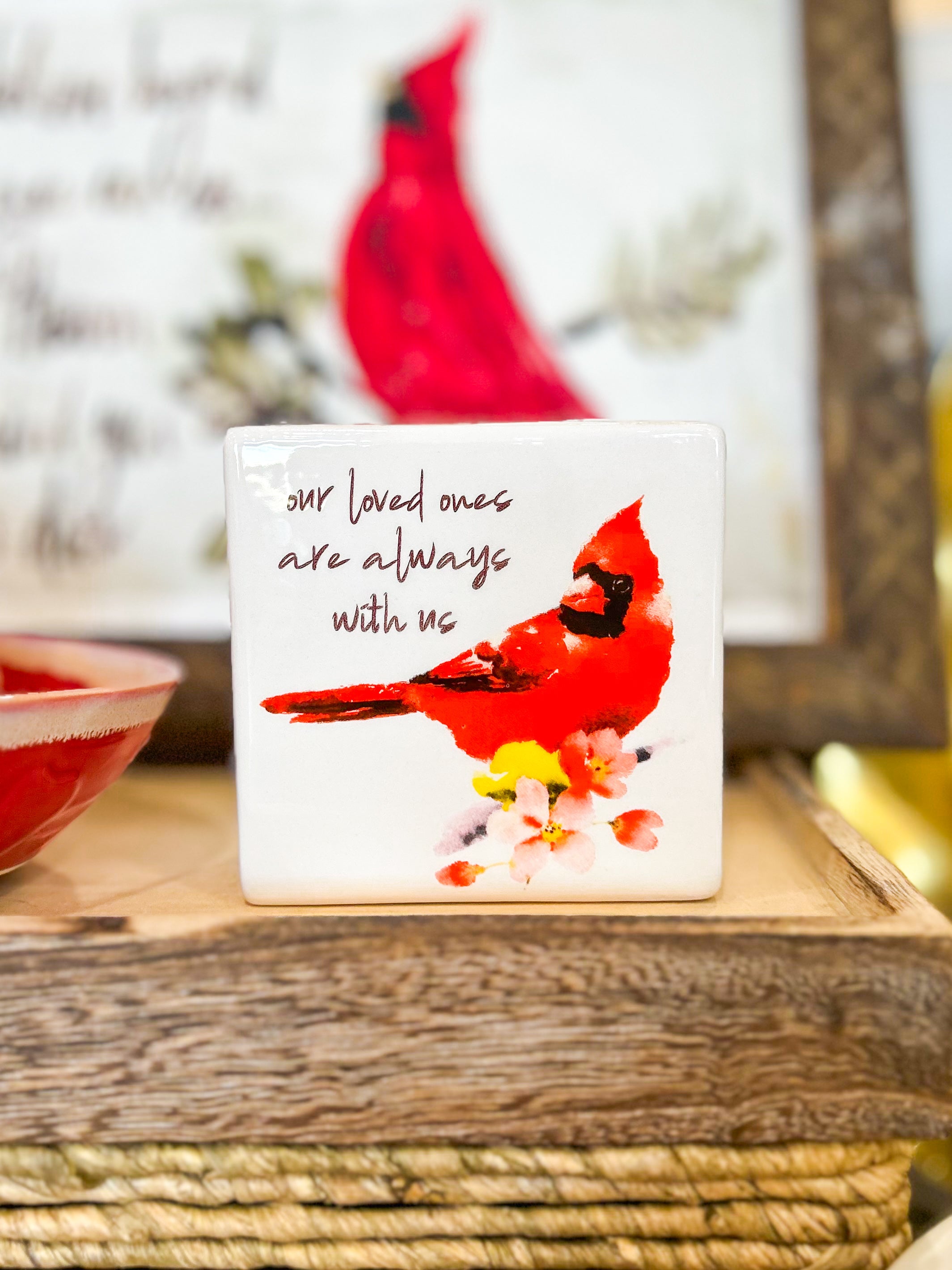 Our Loved Ones Cardinal Block Art – Holly's Hobbies